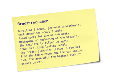 Breast reduction – Plastische Chirurgie Zürich